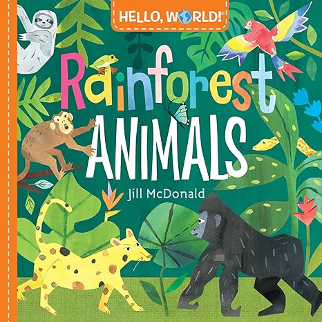 Rainforest Animals - Bookshelf Builder
